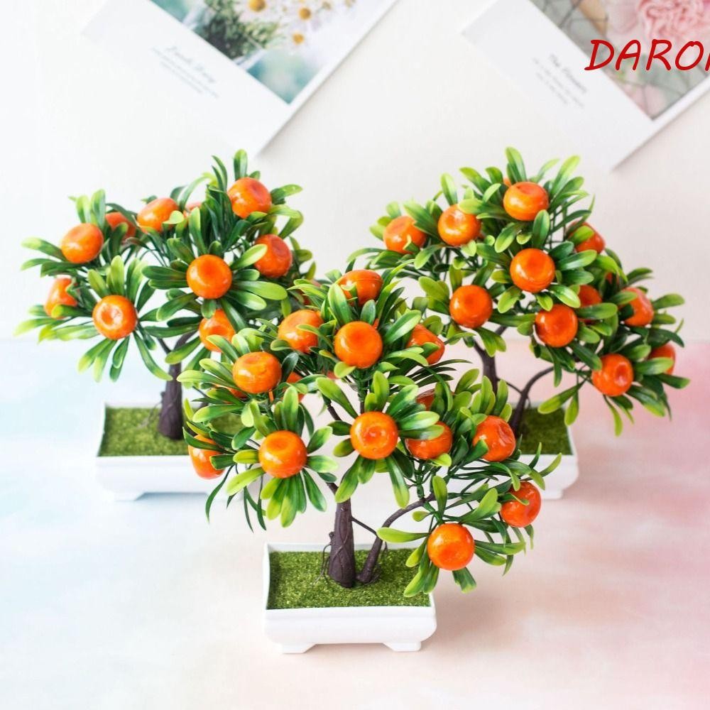 DARON Artificial Orange Tree, Realistic Fake Plants Artificial Fruit ...