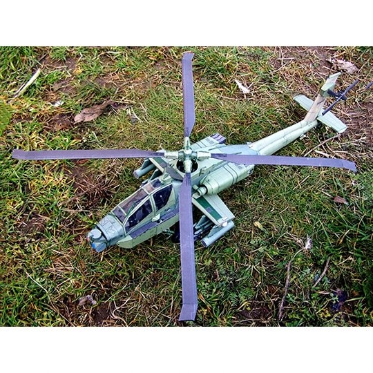 DIY paper models 1:33 Paper Model American AH-64A Apache Longbow ...