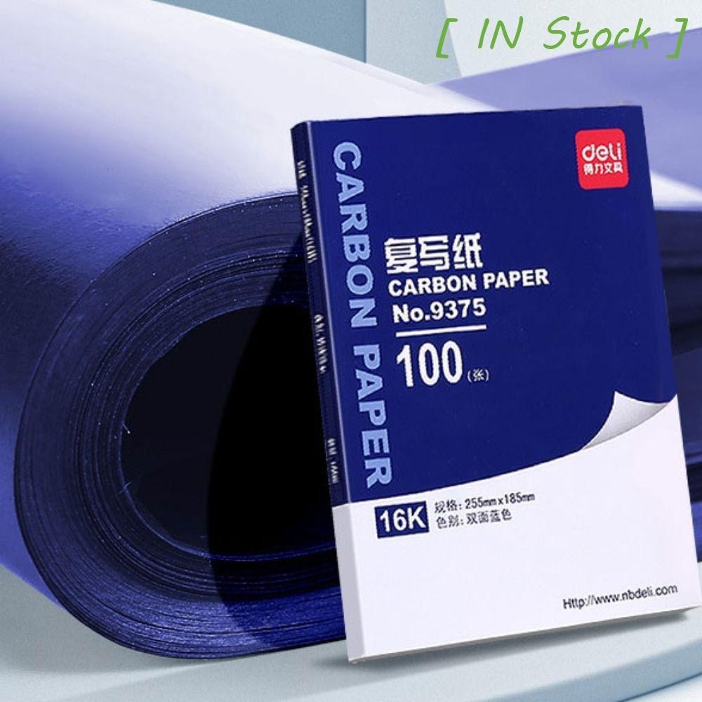 [ IN STOCK ] 100 Sheets Carbon Paper, Thin Double-sided Transfer Papier ...