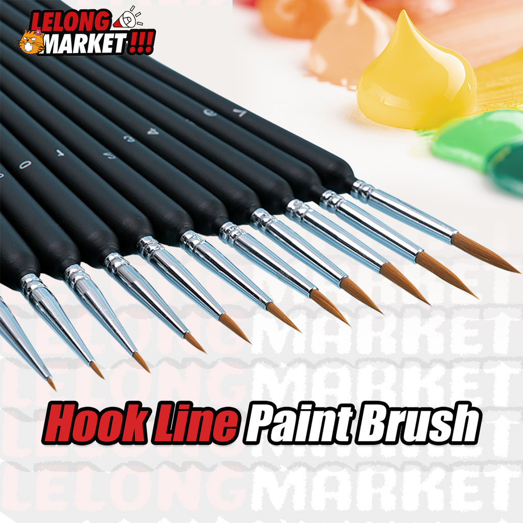 Hook Line Paint Brush Drawing Paint Detail Line Painting Scriptliner ...