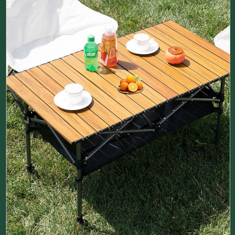 Free Lifting and Foldable Table and Chair Portable Picnic Camping Metal ...