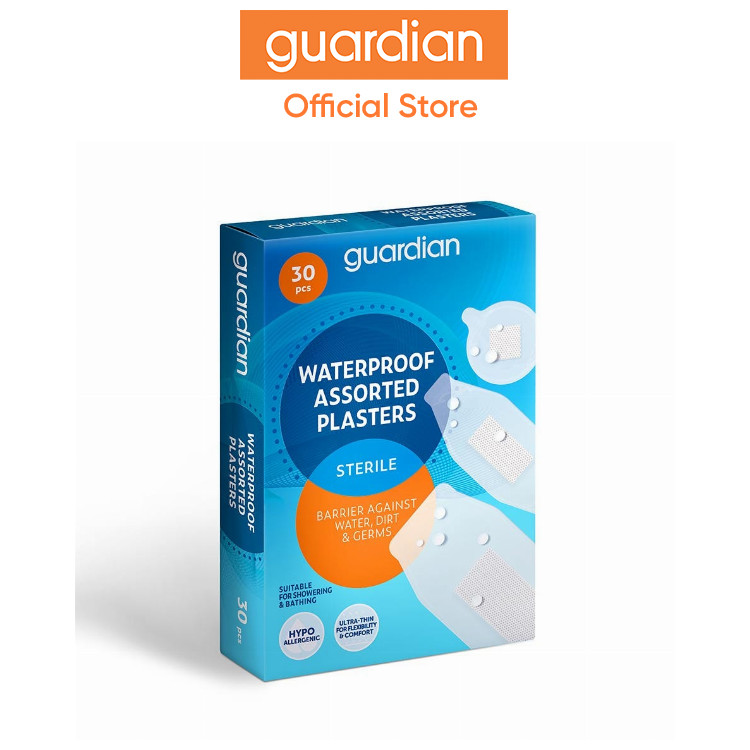 Guardian Ultra-Thin Waterproof Assorted Plasters 30pcs | Shopee Singapore