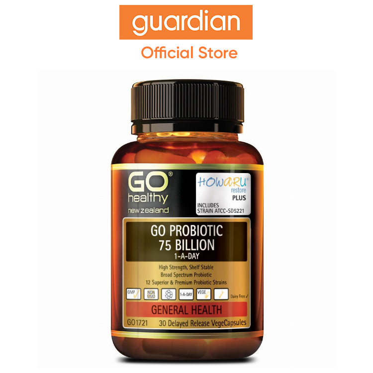 GO Healthy Probiotic 75 Billion, 30 capsules | Shopee Singapore