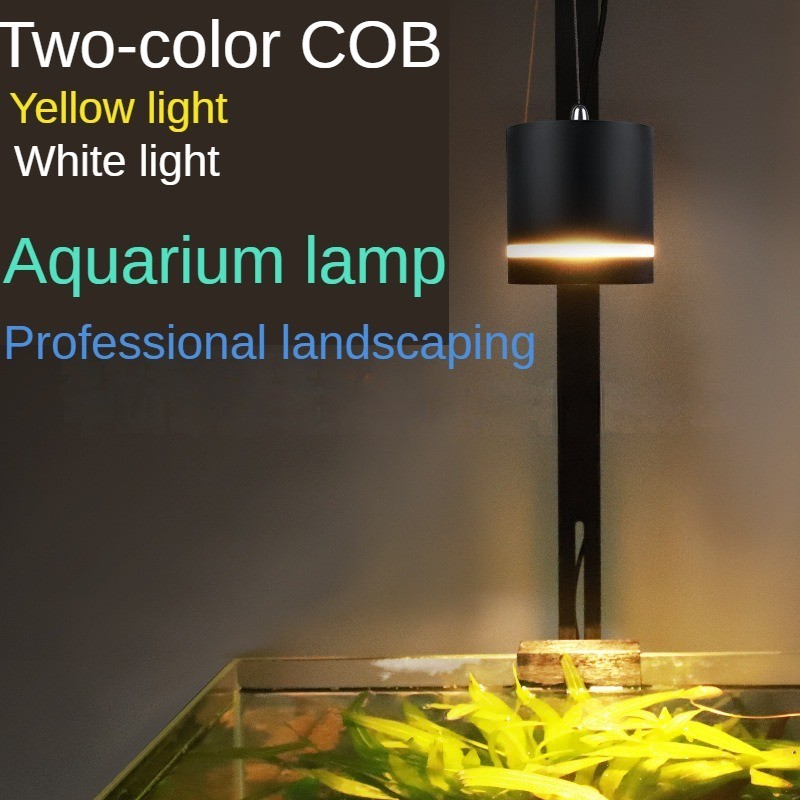Aquatic Lamp Aquarium Light Fish Tank led Lighting Yellow Light White ...