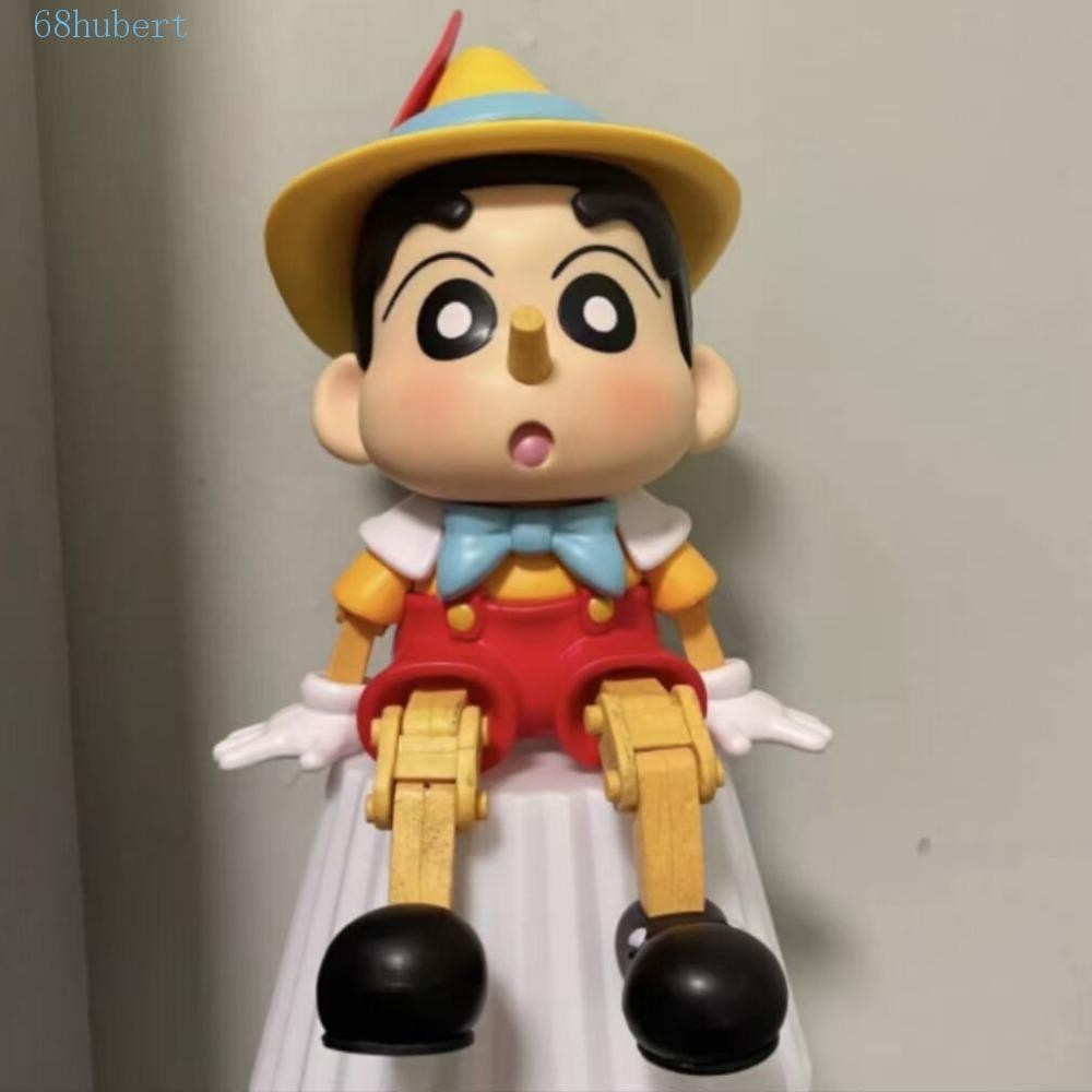 HUBERT Crayon Shin-Chan Figure, Puppet Movable Joint Shinnosuke Nohara ...