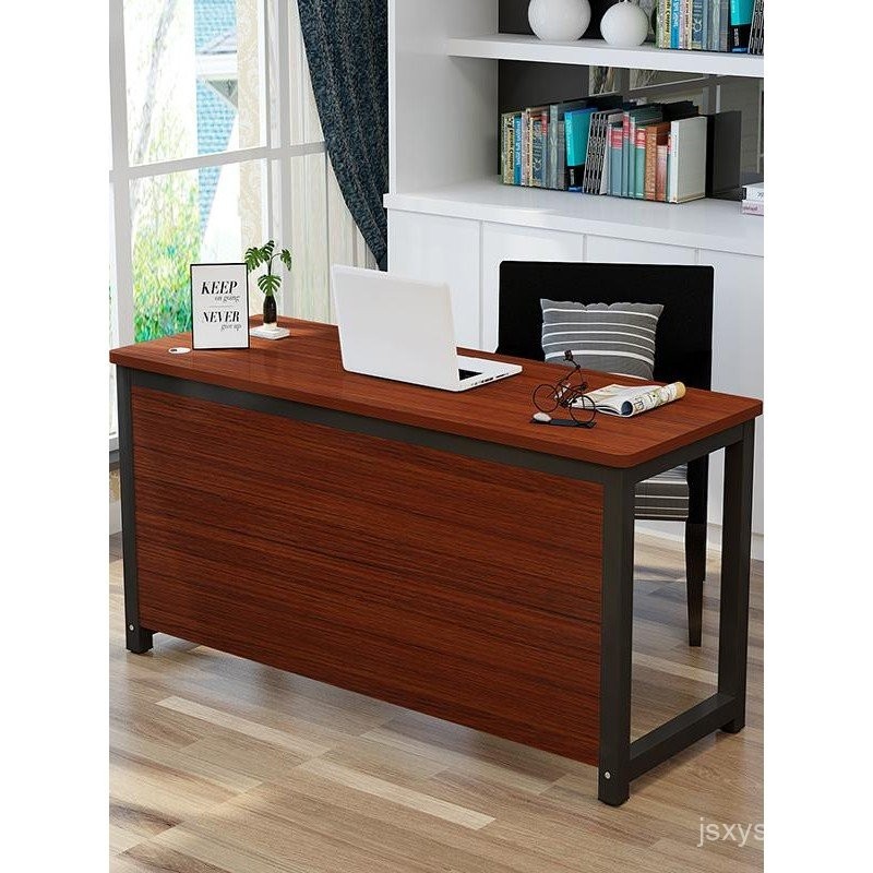 Minimalist Modern Computer Desk Home Desktop Desk Assembly Long Desk ...