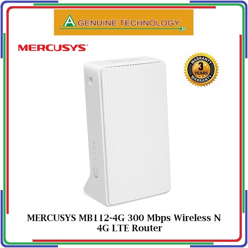 MERCUSYS MB112-4G 300 Mbps Wireless N 4G LTE Router - 3 Years Local Warranty | Shopee Singapore