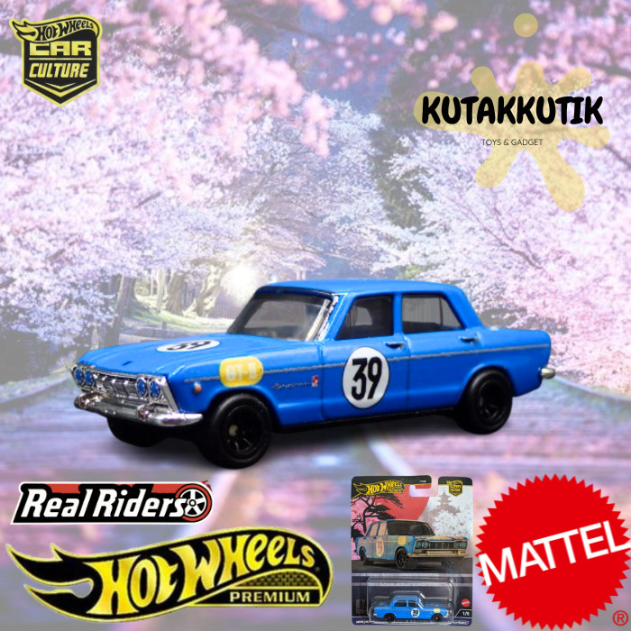 Hotwheels Premium Classic Sedan Racing Car 64 Prince Skyline GT Blue Japan Historics 4 Car ...