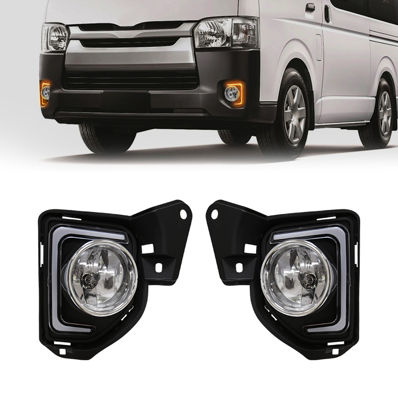 Led DRL Daytime Running Lights Fog Lamp Assembly For TOYOTA HIACE ...