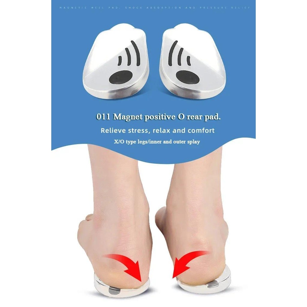 1 pair of reinforced magnet positive O rear pad OX-shaped legs inner ...