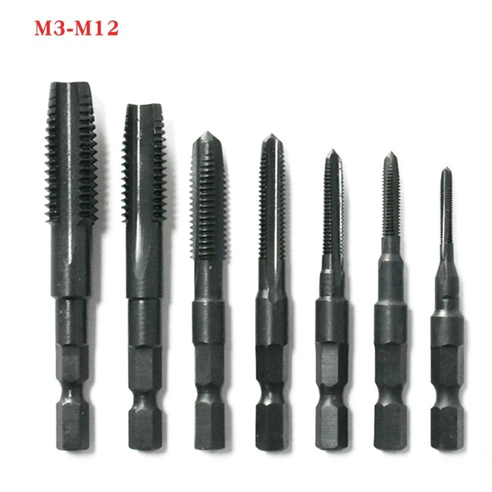[stock] Tap Drill Bit Hex Shank Screw Thread Bit Compound Tap M3 M4 M5 ...