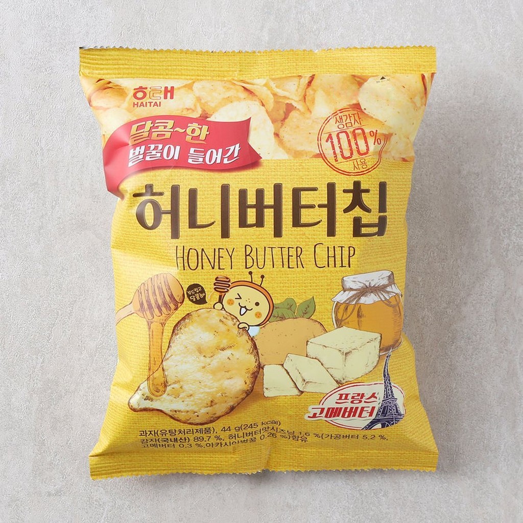 % Praise Rate Imported from Korea Haitai Honey Butter Potato Chips 0g ...