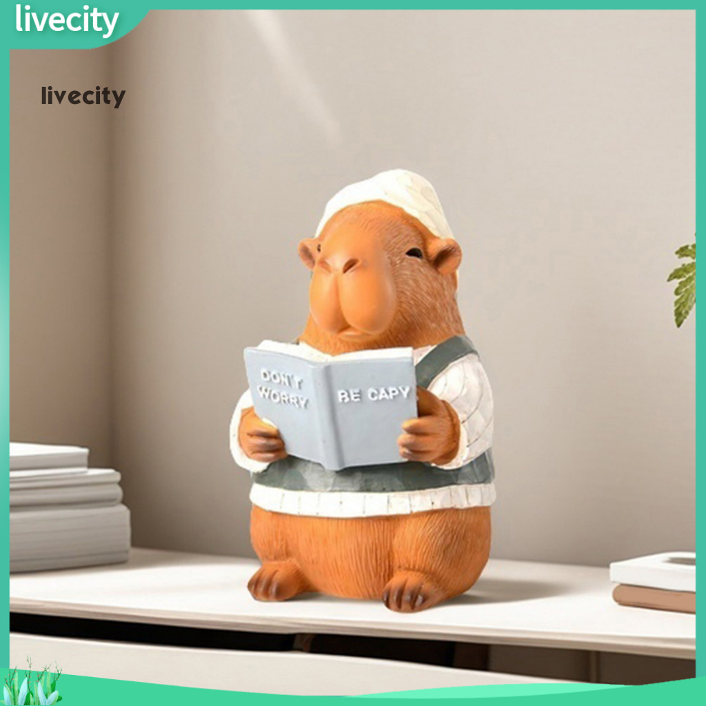 livecity| Capybara Decor for Stress Relief Cute Capybara Ornament ...