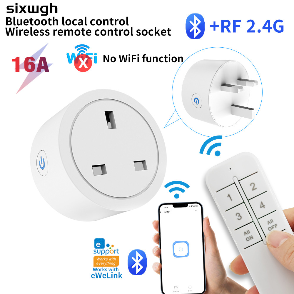 Bluetooth smart socket RF2.4G Wireless socket remote control plug ...