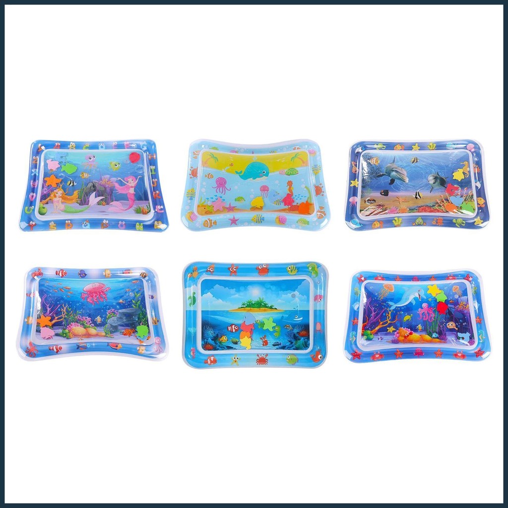 Sensory Water Mat Sea-Themed Inflatable Playmat Visual Stimulation ...