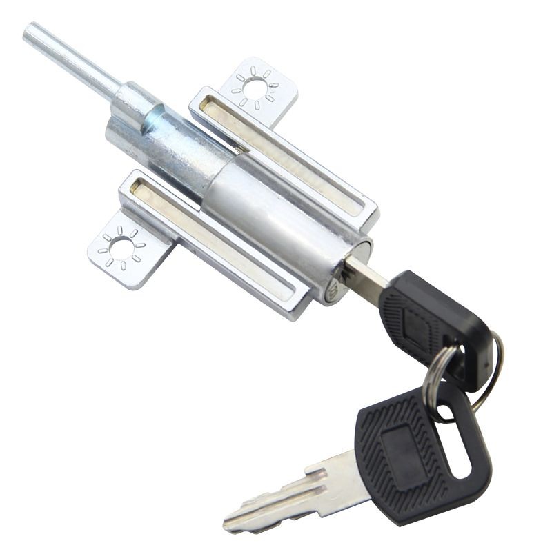 Steel Computer Desk Drawer Lock Tin Sheet Desk Three-Link Linkage Lock ...