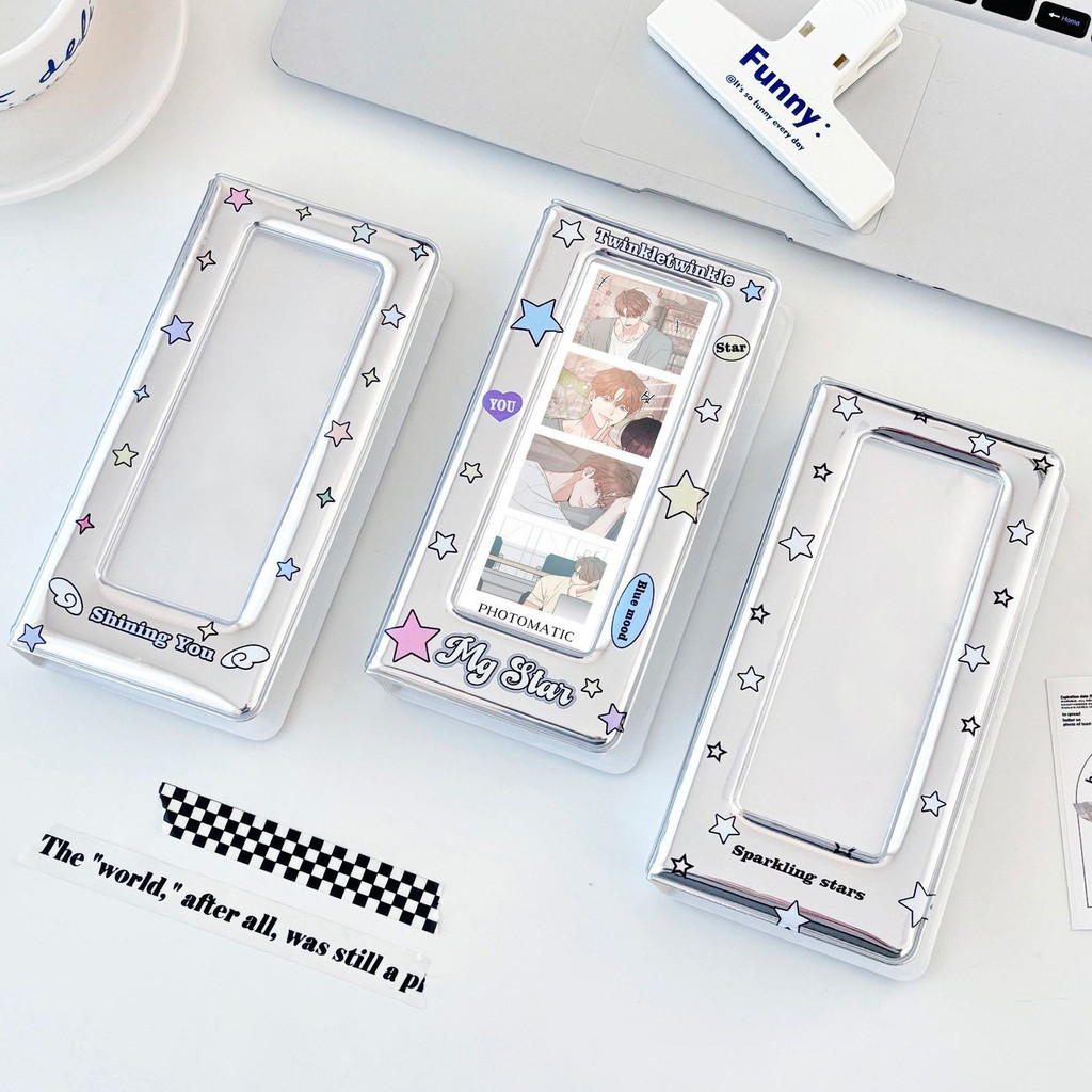 [HARU] 20P Twinkle Silver Series Photostrip Kolbuk Photostrip binder ...