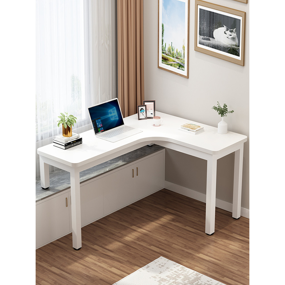 Solid Wood Bay Window Desk Computer Desk Bedroom Office Desk Study Desk ...