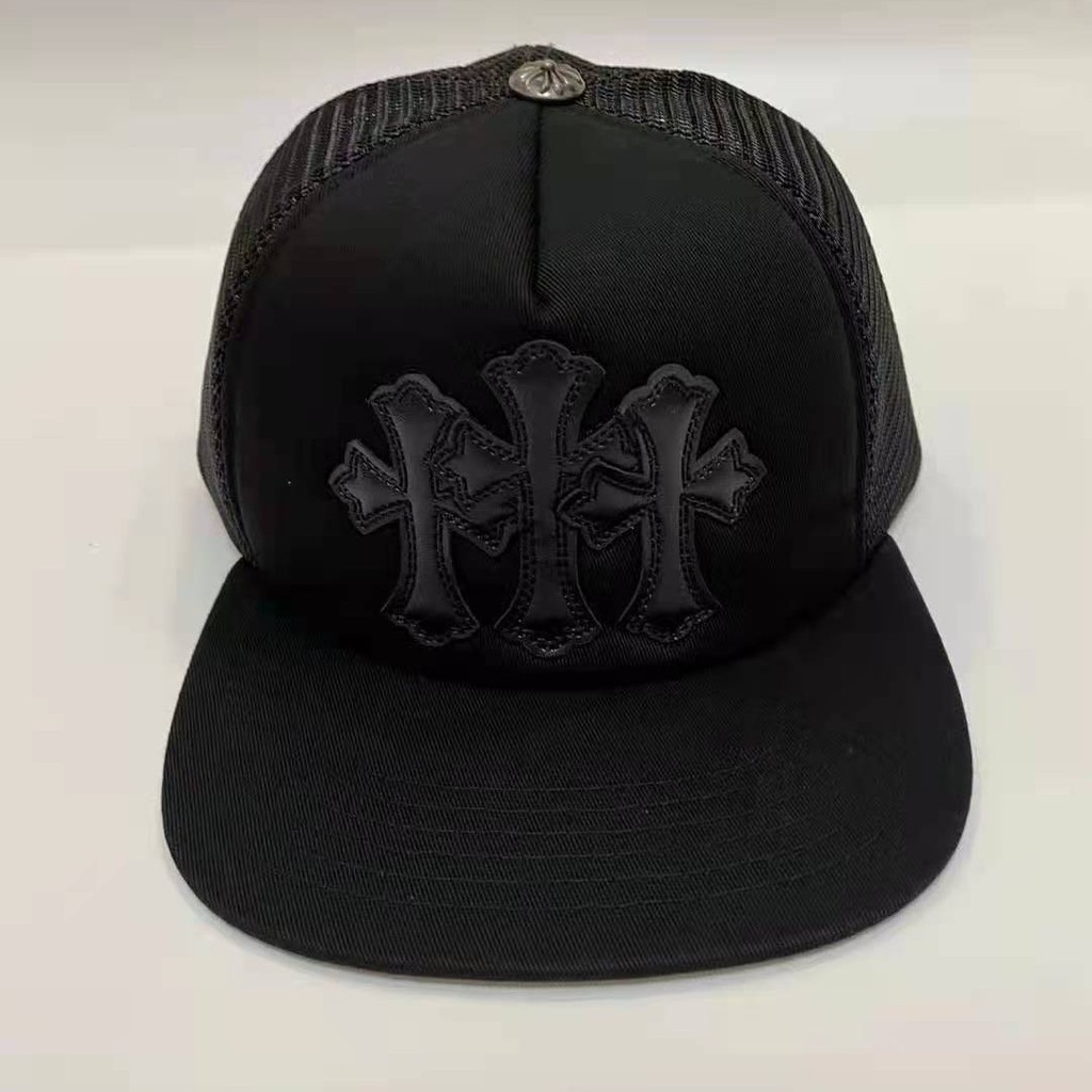 Chrome Hearts Hat Sanskrit Patch Color Matching Peaked Cap Couple Style ...