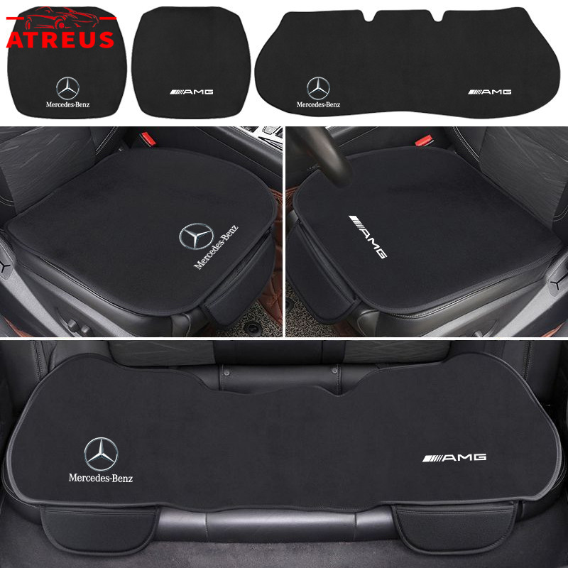 Mercedes Benz AMG Car Seat Cushion Seat Cover Front Back Seat Polyester ...