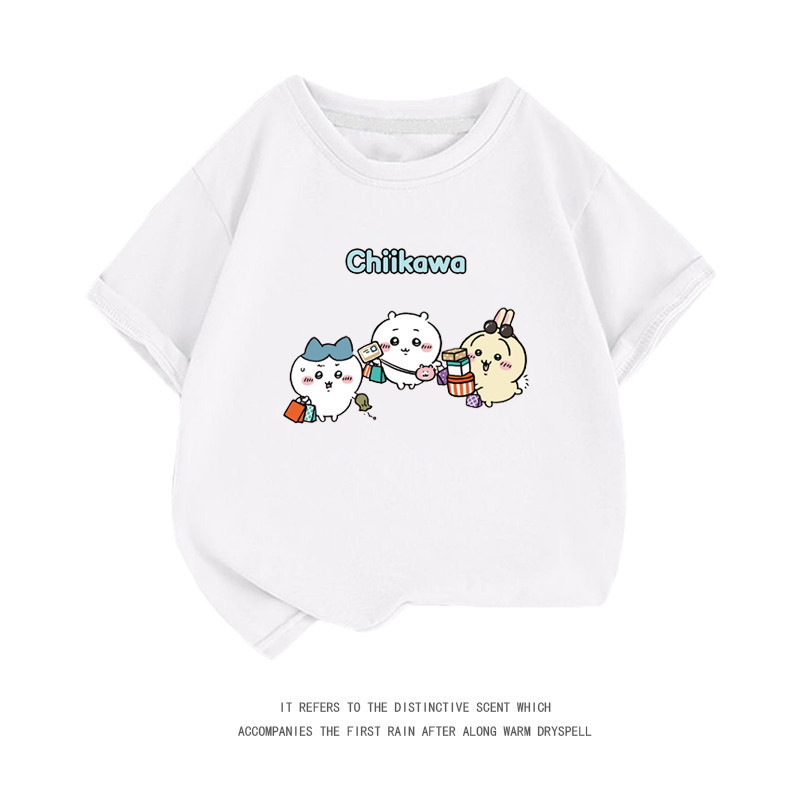 Chiikawa chiikawa chiikawa Short-Sleeved t-Shirt Summer Men Women Pure ...