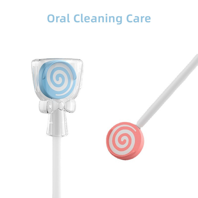 YUKEY Lollipop Baby Oral Cleaning Baby Tongue Coating Cleaner Oral ...