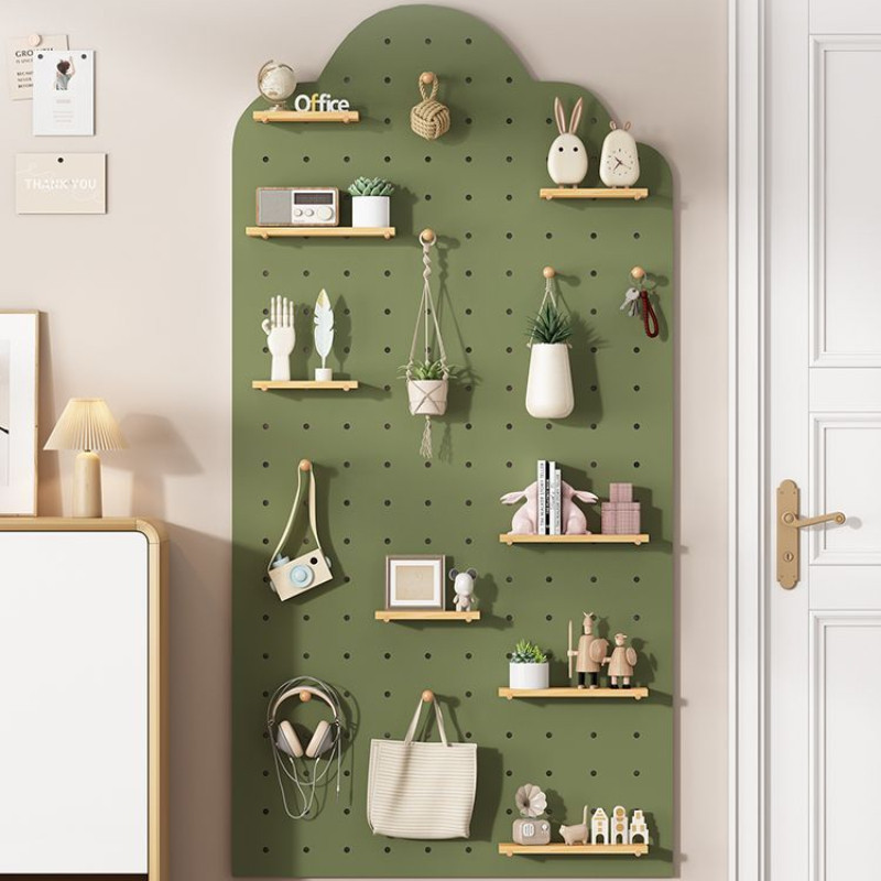 Hole Board Solid Wood Wire-Wrap Board Background Wall Display Stand ...