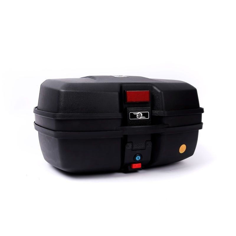 Motorcycle Top Case, Motorcycle Trunk Tour Tail Box with Security Lock ...