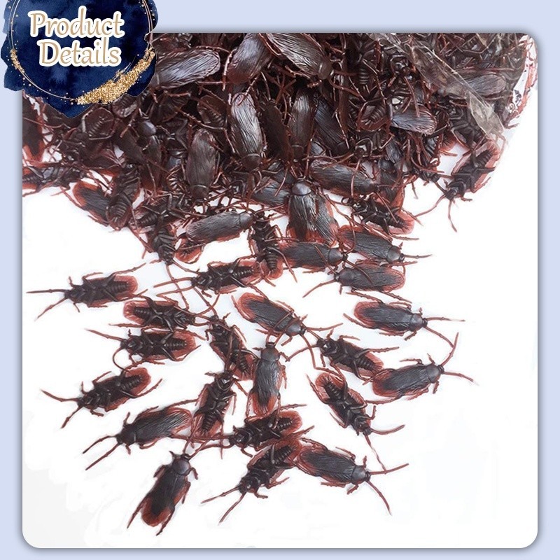 Fake Roaches Funny Trick Joke Toys Realistic Fake Cockroaches Bugs ...
