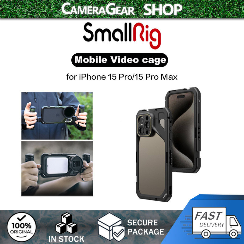 SmallRig iPhone 15 Pro Max Phone Cage Video Rig Cage Kit for Video ...