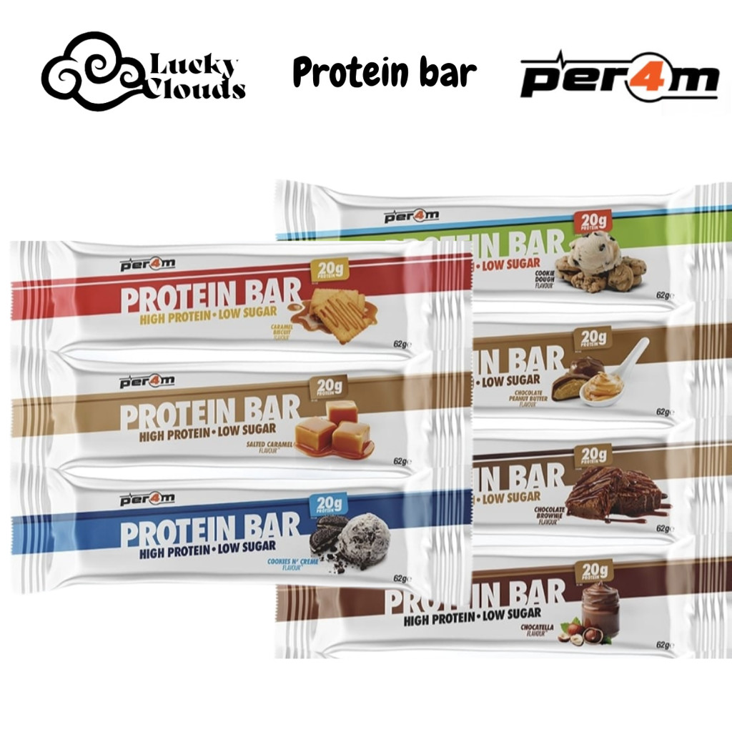PER4M protein bars - high protein - low sugar | Shopee Singapore