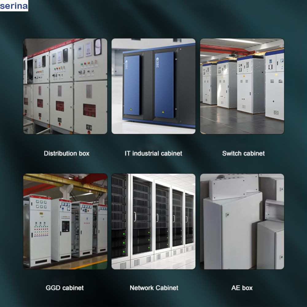 SERINA Distribution Box Welding Hinge, Plug Type Industrial Chassis ...