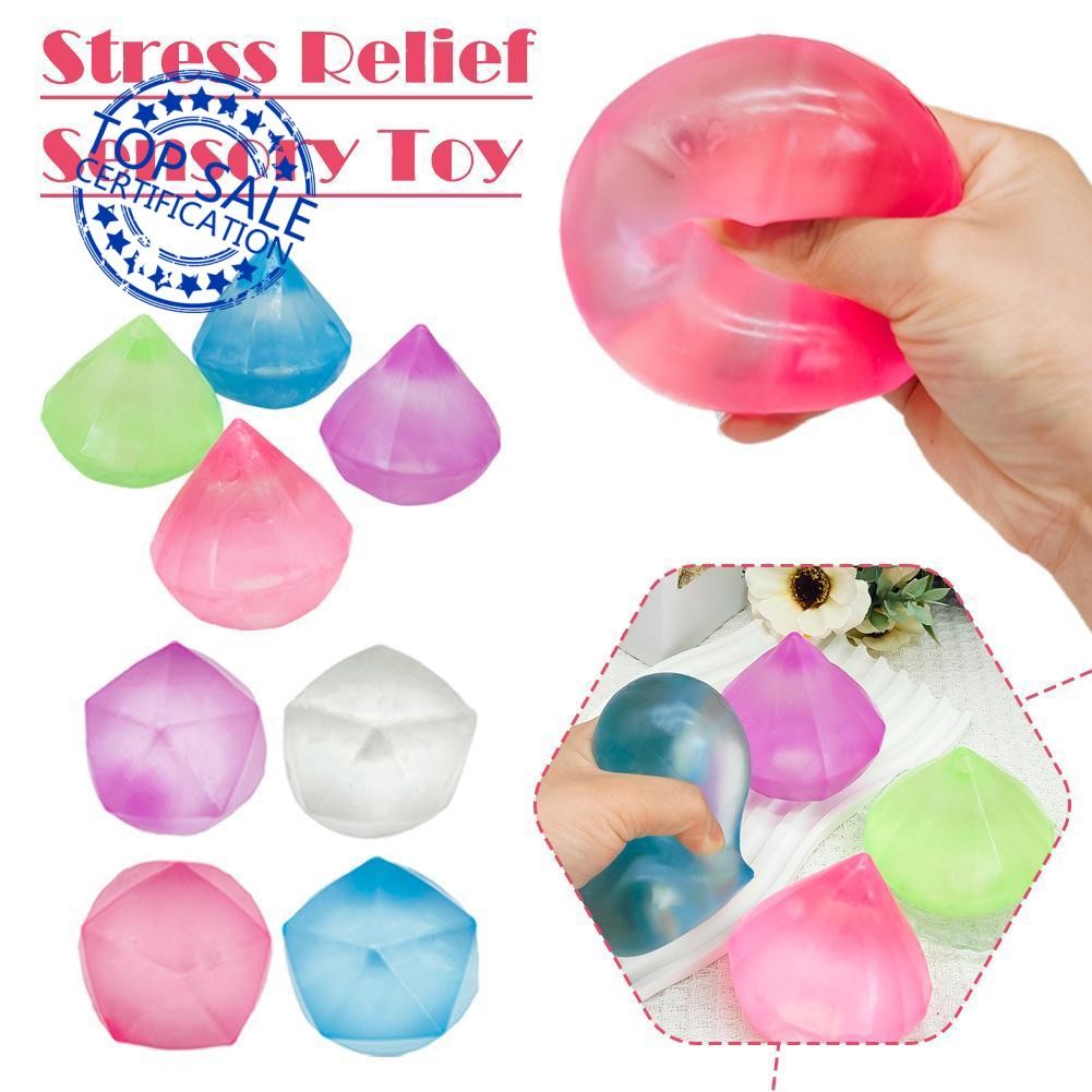 Ice Cube Maltose Squeeze Stress Relief Toys Vent Ball Stress Squeeze ...