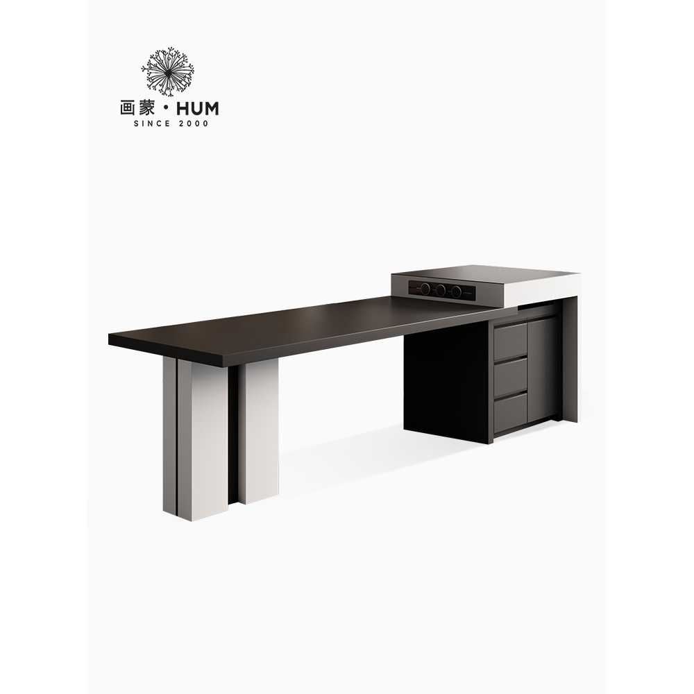 Hua Meng Minimalist Island Table Dining Table Integrated Household ...