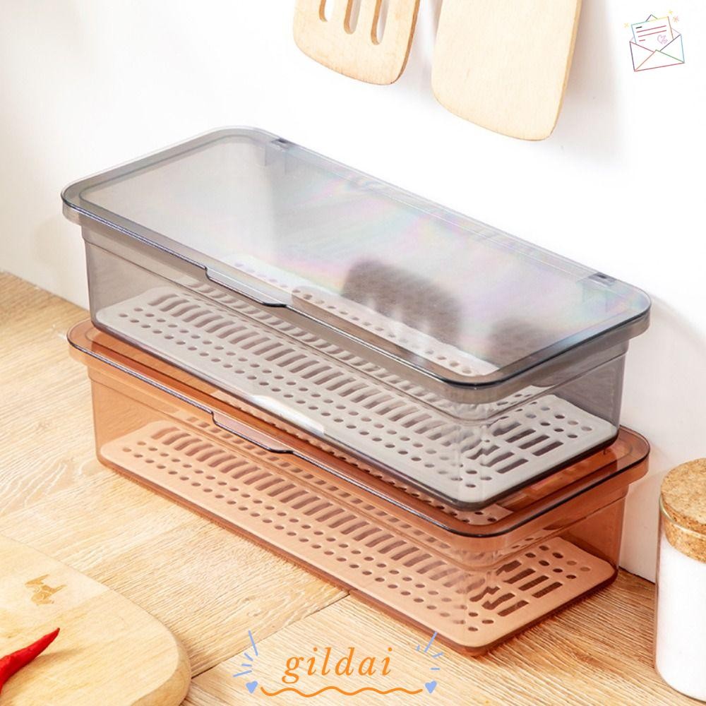 GILDAI Makeup Storage Box, With Lid Rectangular Chopstick Cage, Simple ...