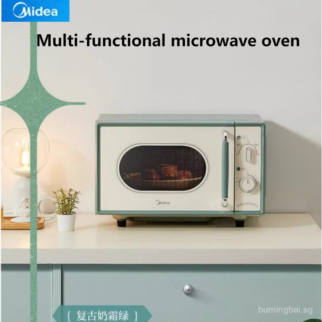 Midea Retro Microwave Oven 18L Vintage frequency conversion Tablet ...