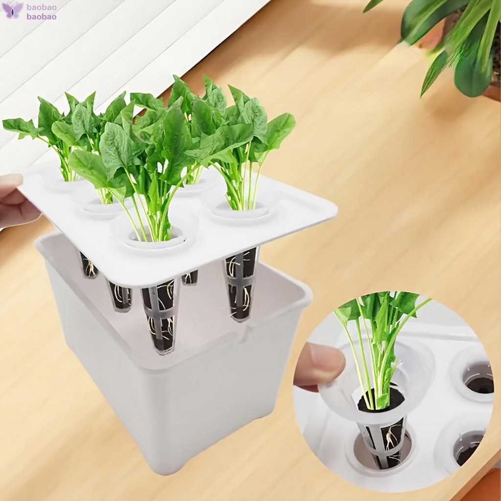 Indoor Hydroponics Grower Kit DIY Self Watering Indoor Hydroponics ...