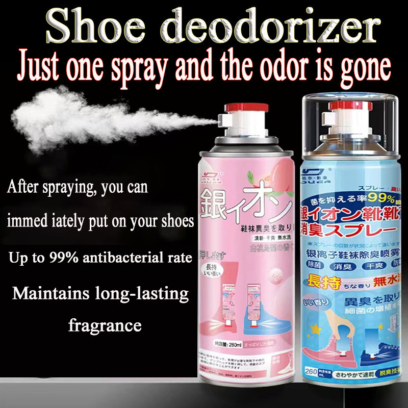 Shoe deodorizer/Shoe spray/Reverse spray design/260ml Shoe Odour ...