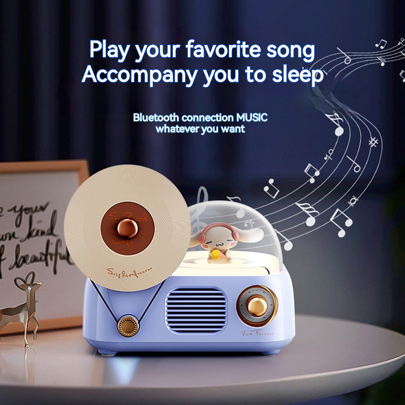 Sanrio Cartoon Kuromi Wireless Bluetooth Sound Kawaii Cinnamoroll Retro ...