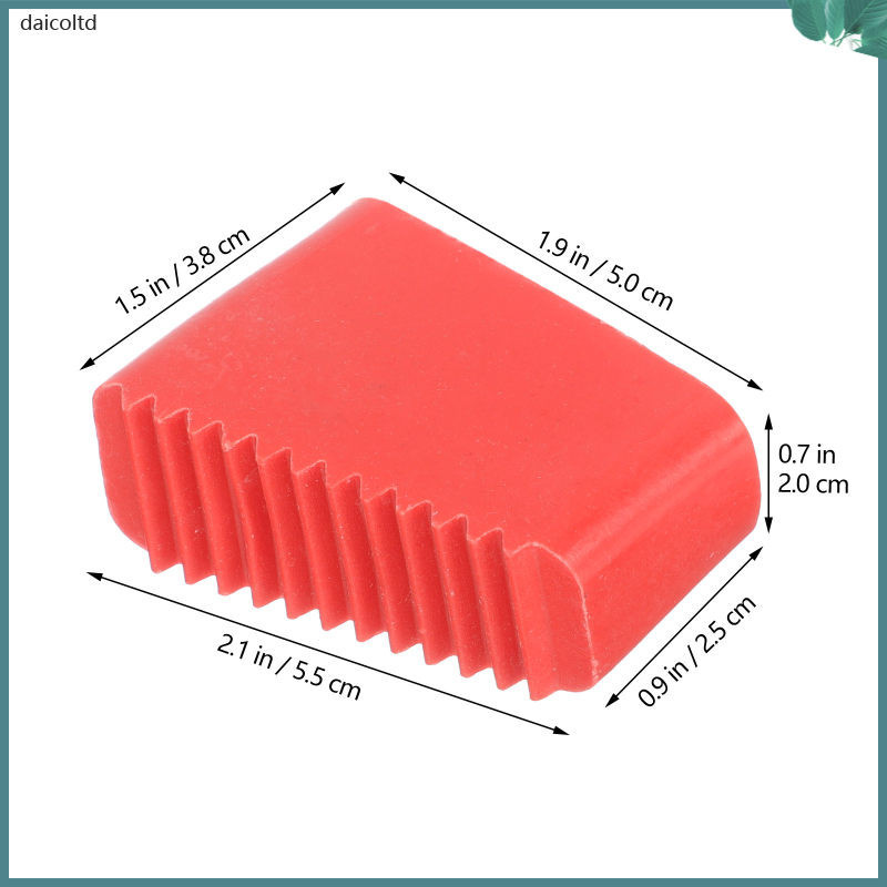 📦 Tape Floor Mat Ladder Feet Cover Red Rubber Foot Protector for ...