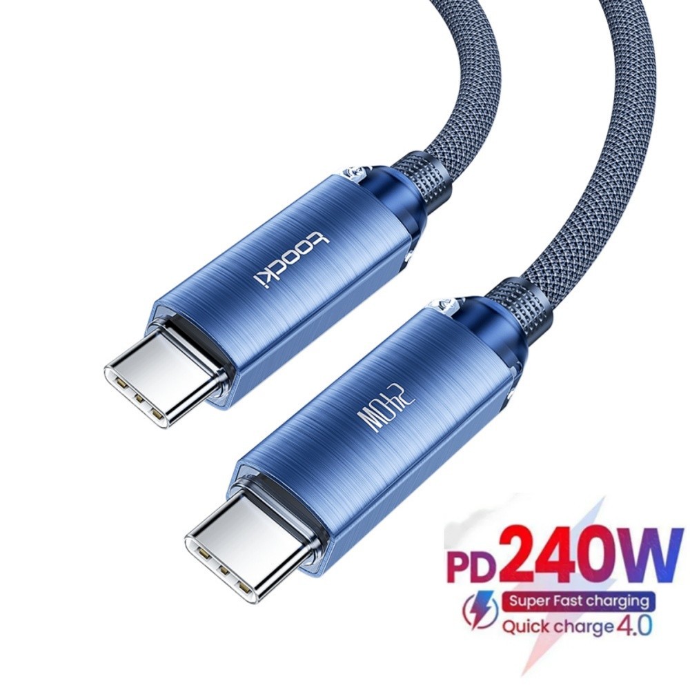 240W Type C To Type C Fast Charging Calble for Laptops and Tablets 100W/60W USB C Quick Charge ...