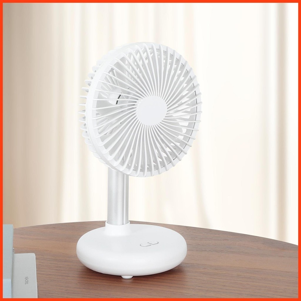Portable Pedestal Fan Adjustable Desk Pedestal Fan USB Rechargeable ...