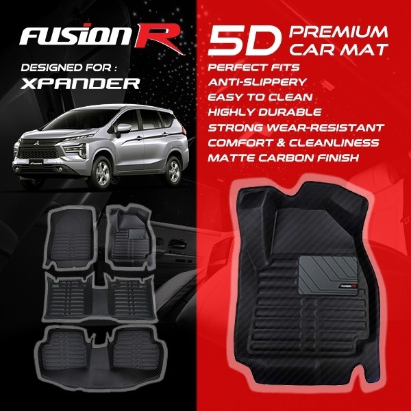 Fusion R 5D Xpander Car Carpet 2022 2023 2024 / Premium Car Carpet ...