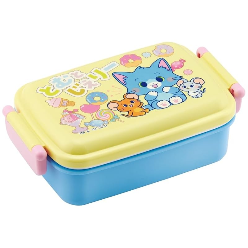 Skater kids lunch box 1-tier 450ml dome-shaped, antibacterial, fluffy and cute, made in Japan ...
