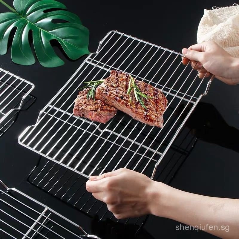 Stainless Steel Oil Draining Rack Drain Basket Barbecue Wire Oil Screen ...