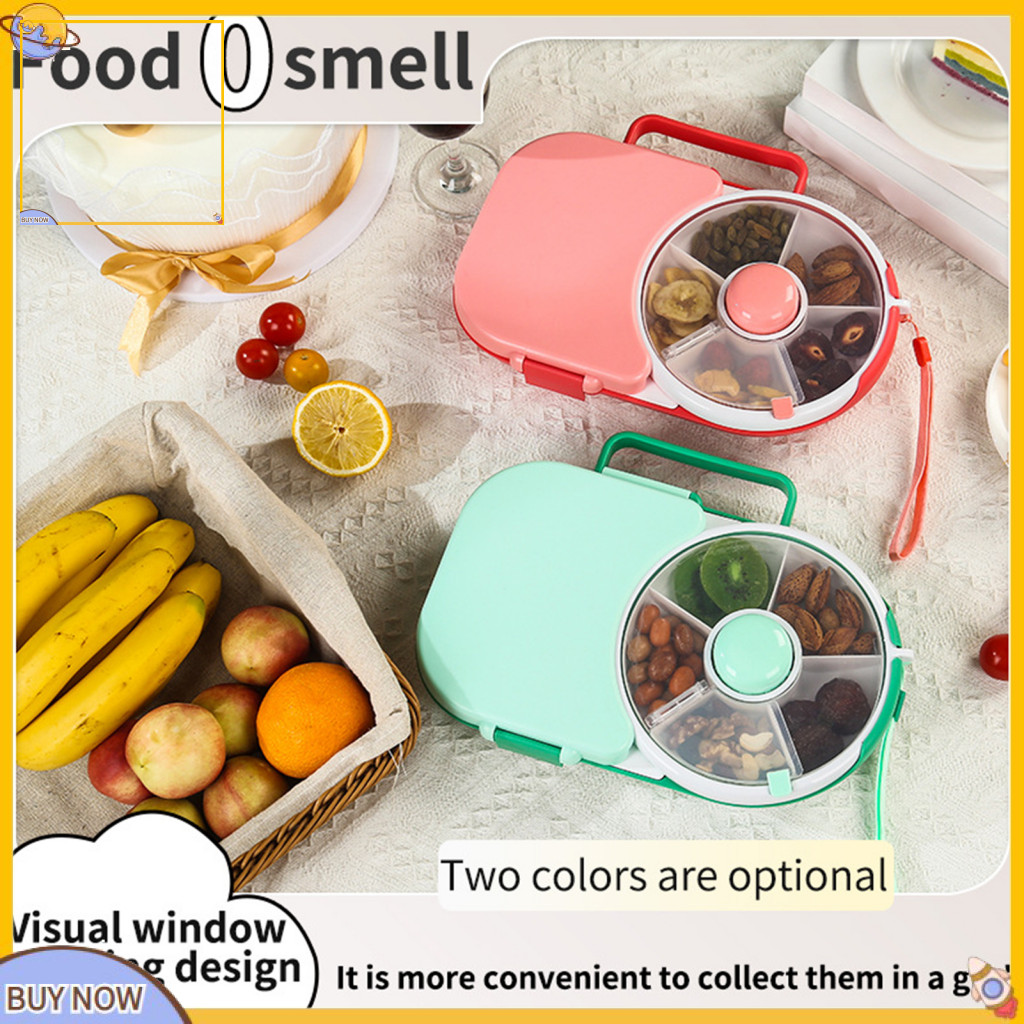 {uStuttg} Snack Box with Rotating Lid Versatile Food Packing Container ...