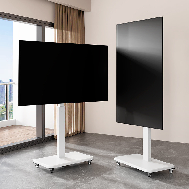 Universal TV Stand Floor Cart Movable Rotating Live Streaming Vertical ...