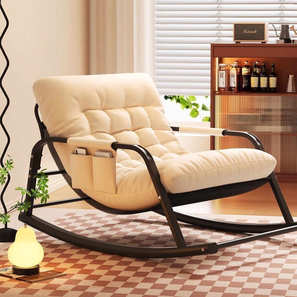 MK Double Rocking Chair Enlarged And Widened Lazy Chair Adult Balcony ...