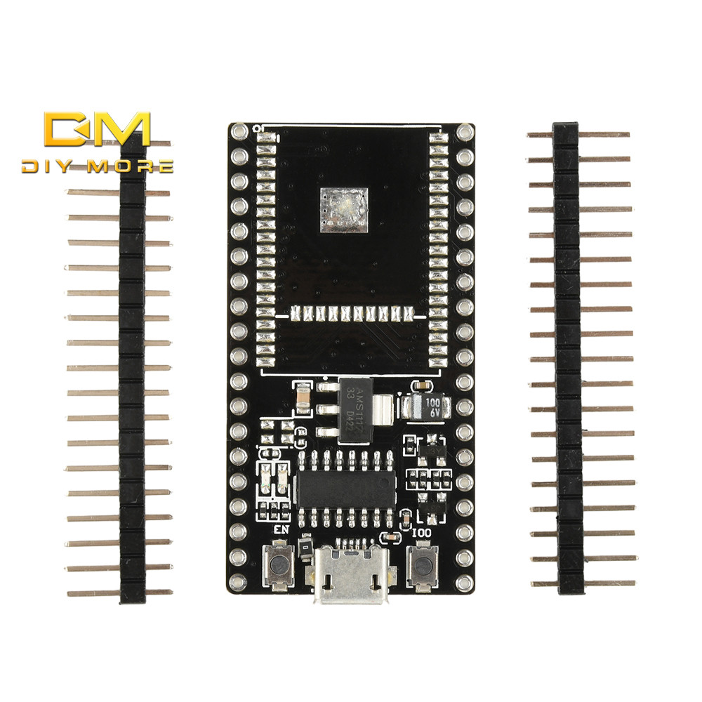 DIYMORE NodeMCU ESP-32S Development Board, Motherboard Adapter Board Ch340 Version 38 Pin ...