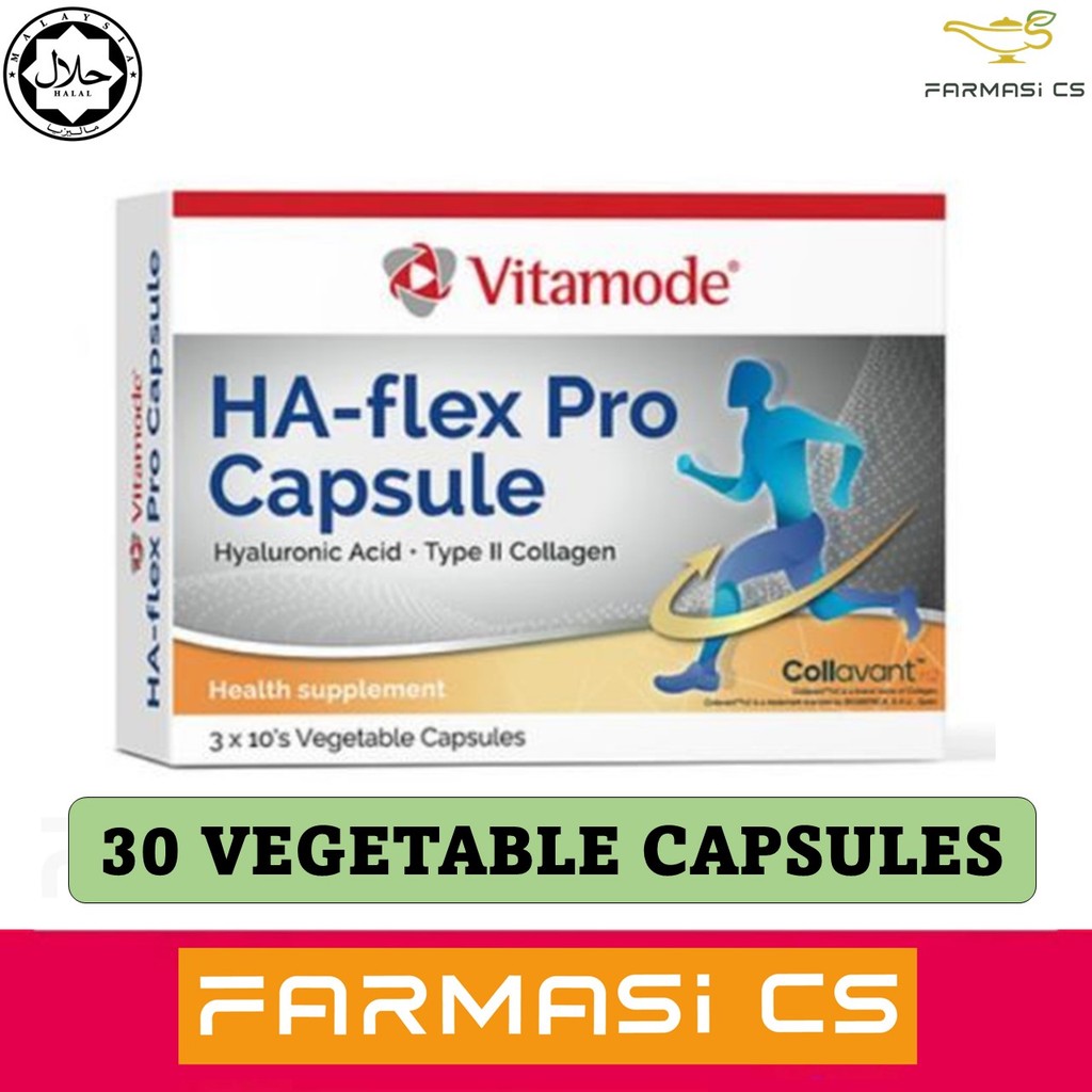 Vitamode HA-Flex Pro Capsule Hyaluronic Acid 30 Vegetable Capsules EXP ...